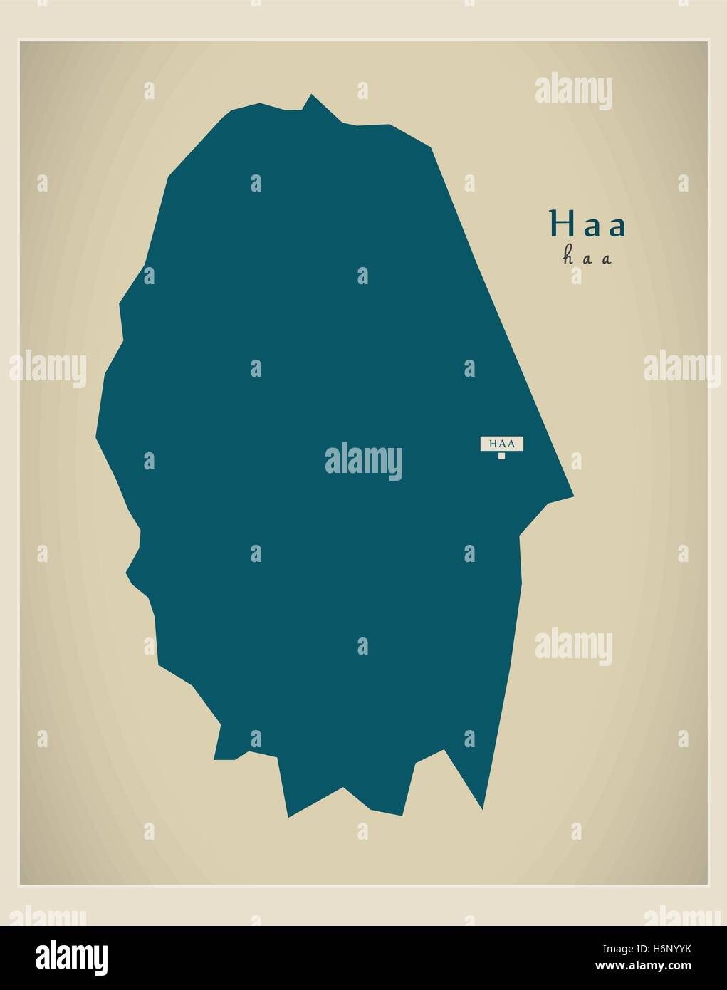 Modern Map - Haa BT Stock Vector Image & Art - Alamy