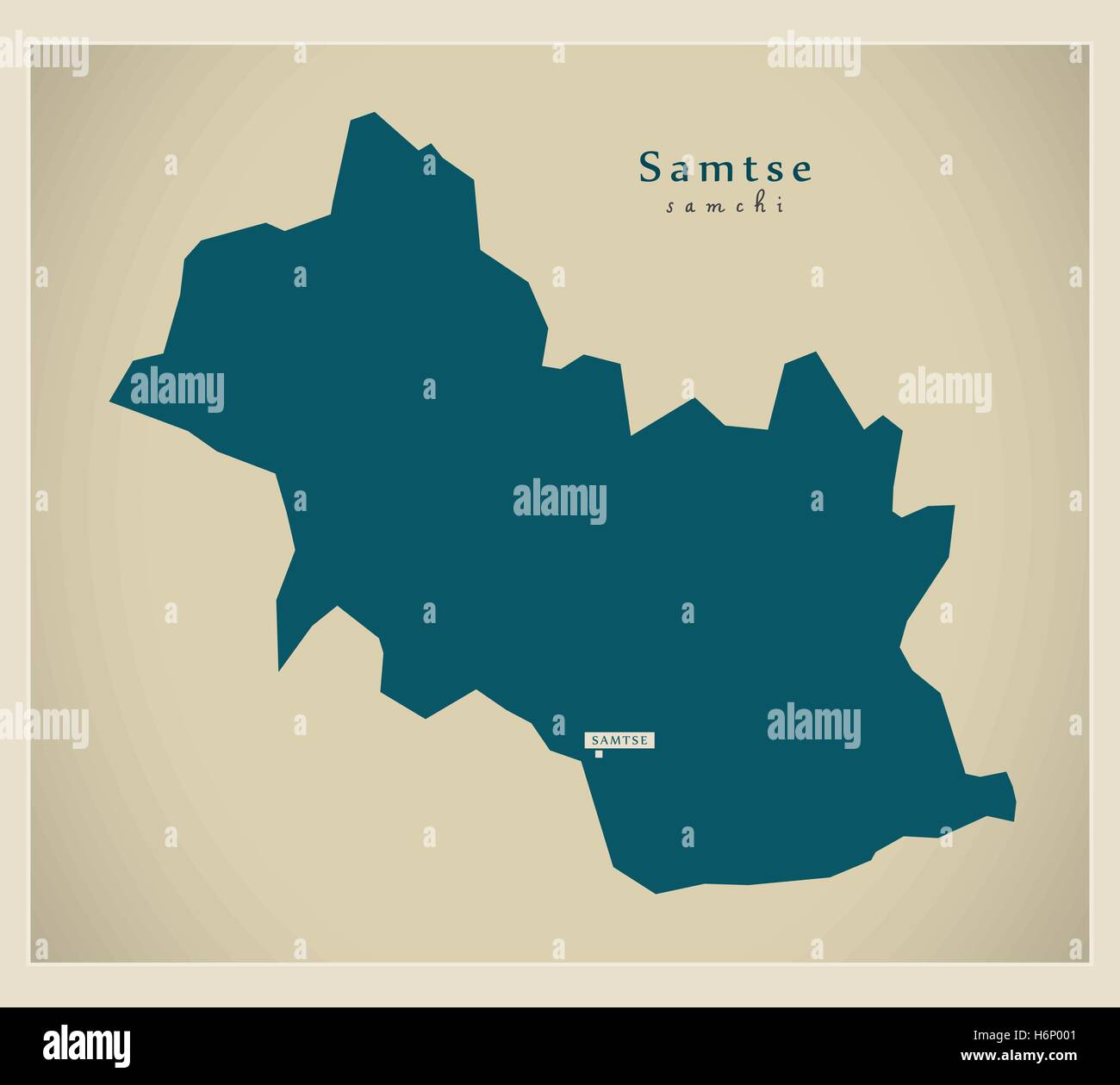 Map of samtse hi-res stock photography and images - Alamy