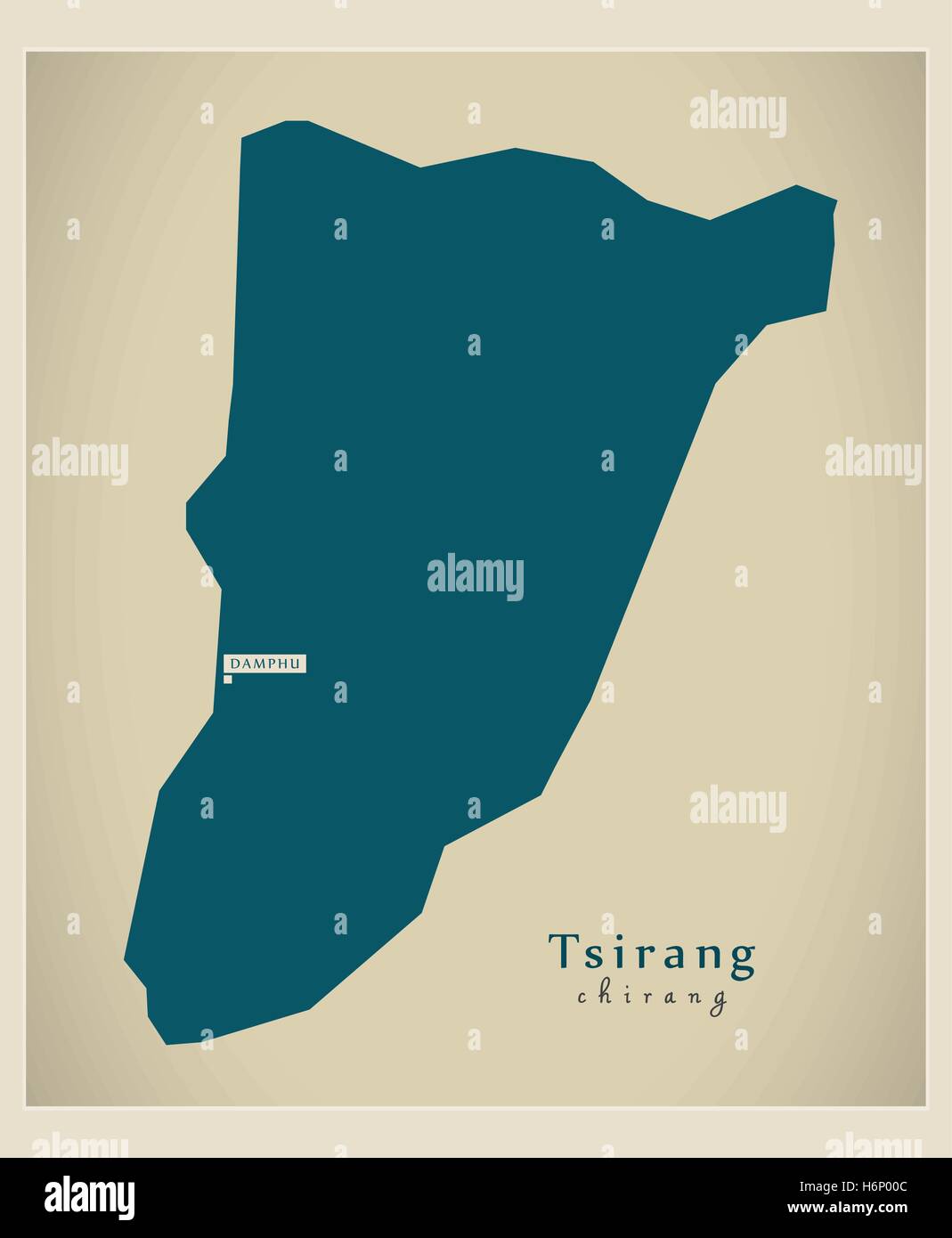 Map of tsirang hi-res stock photography and images - Alamy