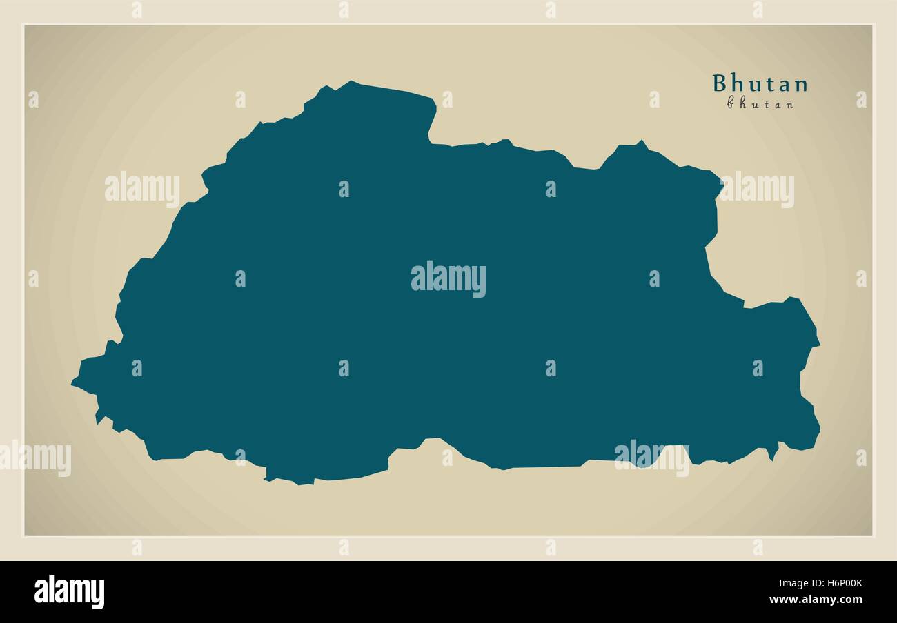 Bhutan map hi-res stock photography and images - Alamy