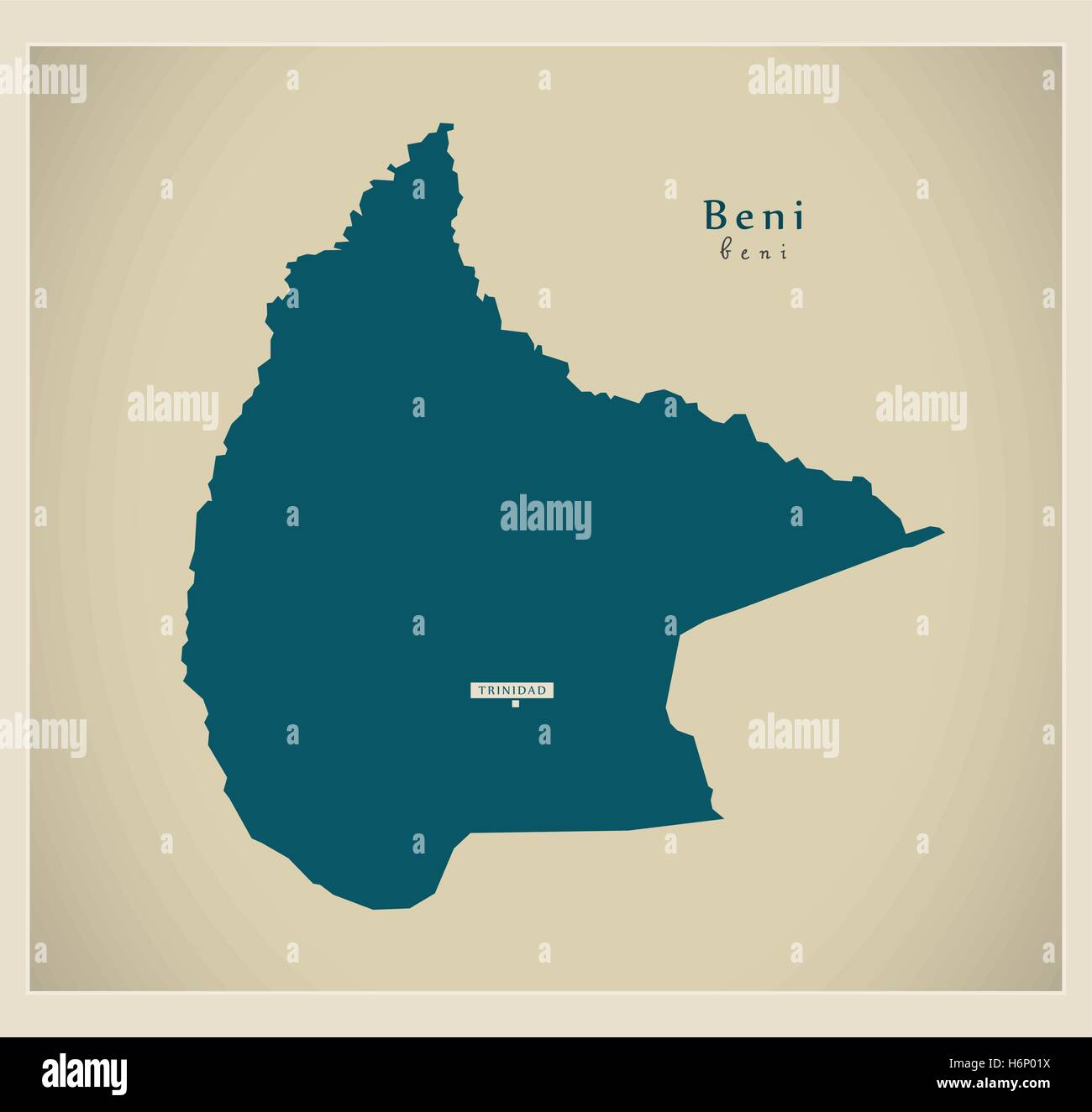 Modern Map - Beni BO Stock Vector Image & Art - Alamy