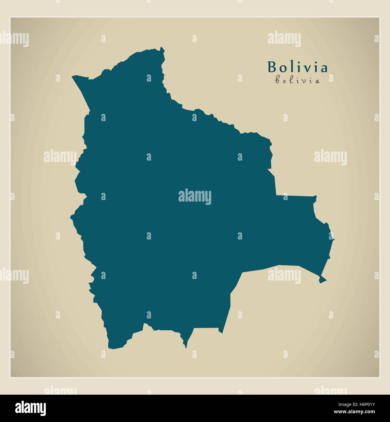 Bolivia map vector hi-res stock photography and images - Alamy