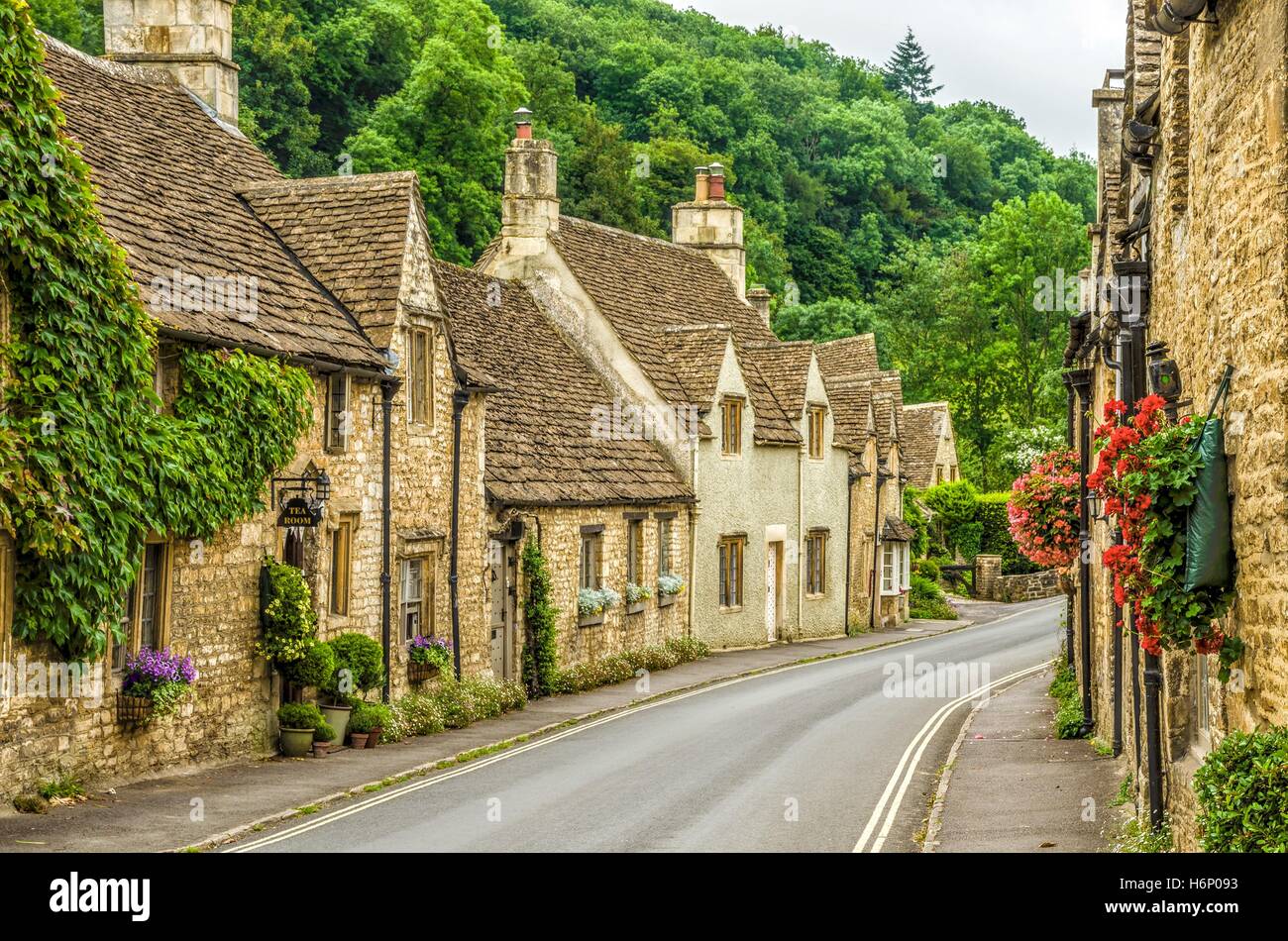 Village of Castle Combe Stock Photo - Alamy
