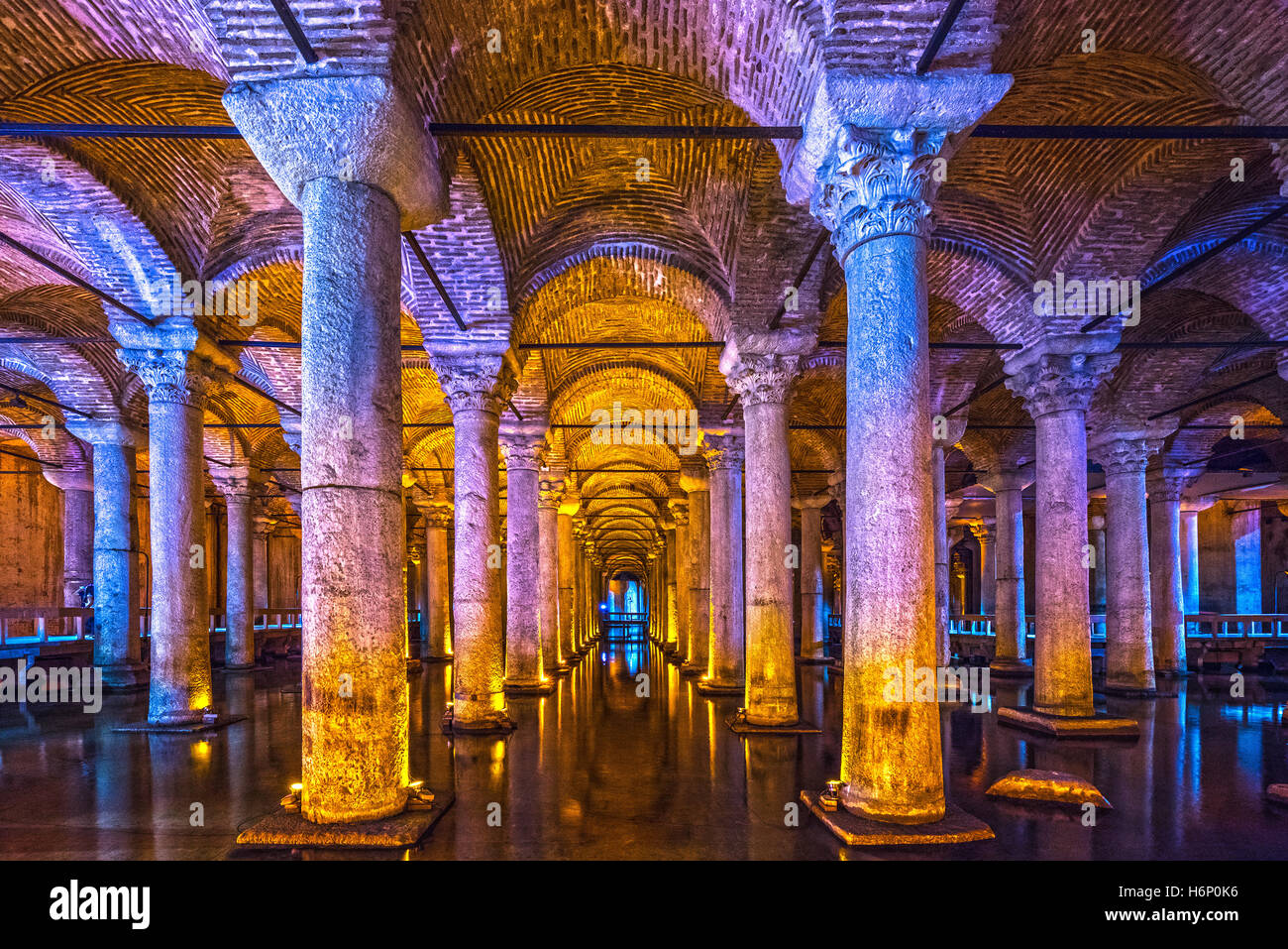 The Basilica Cistern, (Yerebatan), Istanbul, Turkey Stock Photo - Alamy