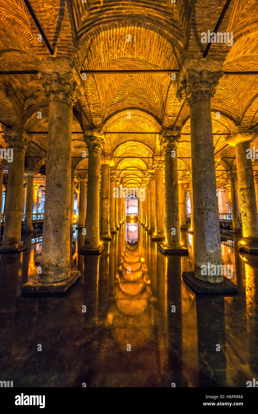 The Basilica Cistern, (Yerebatan), Istanbul, Turkey Stock Photo - Alamy