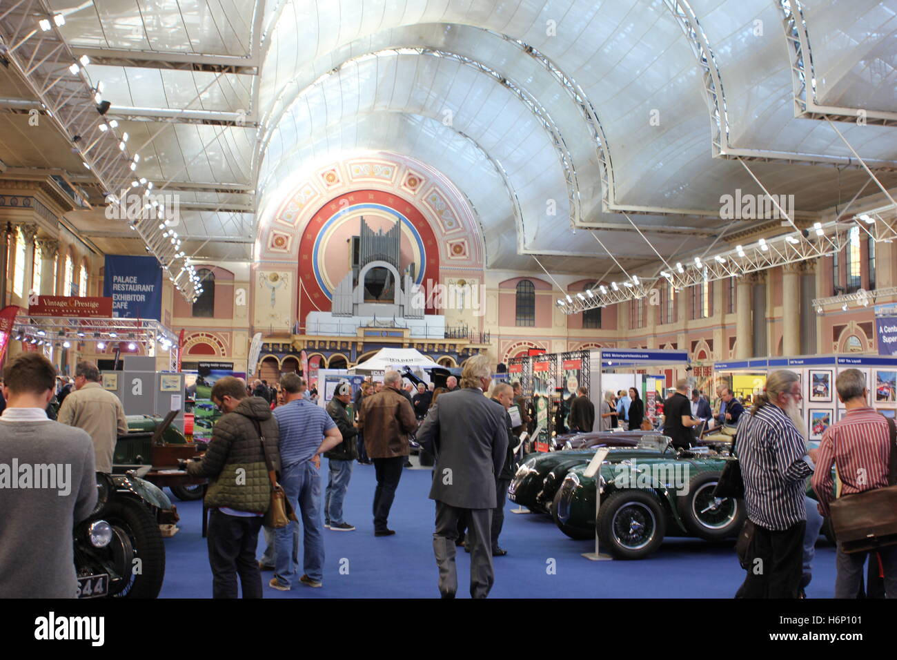 The finest of the classic cars at alexandra palace hi-res stock ...