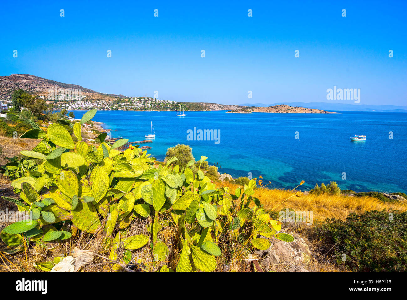 View of Bodrum Castle and Marina, Turkey Stock Photo - Alamy