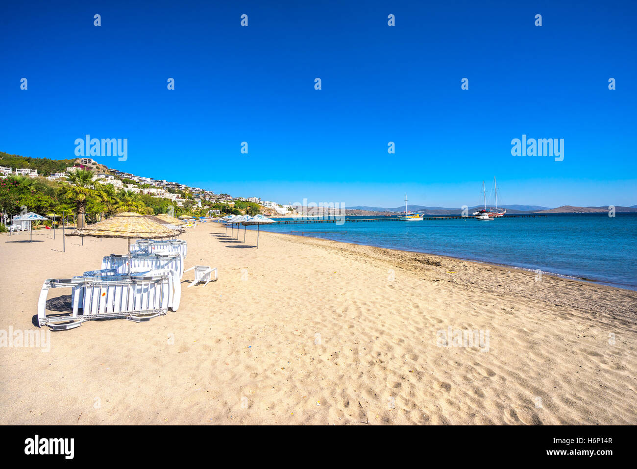 Camel Beach in Bitez, Bodrum, Turkey Stock Photo - Alamy