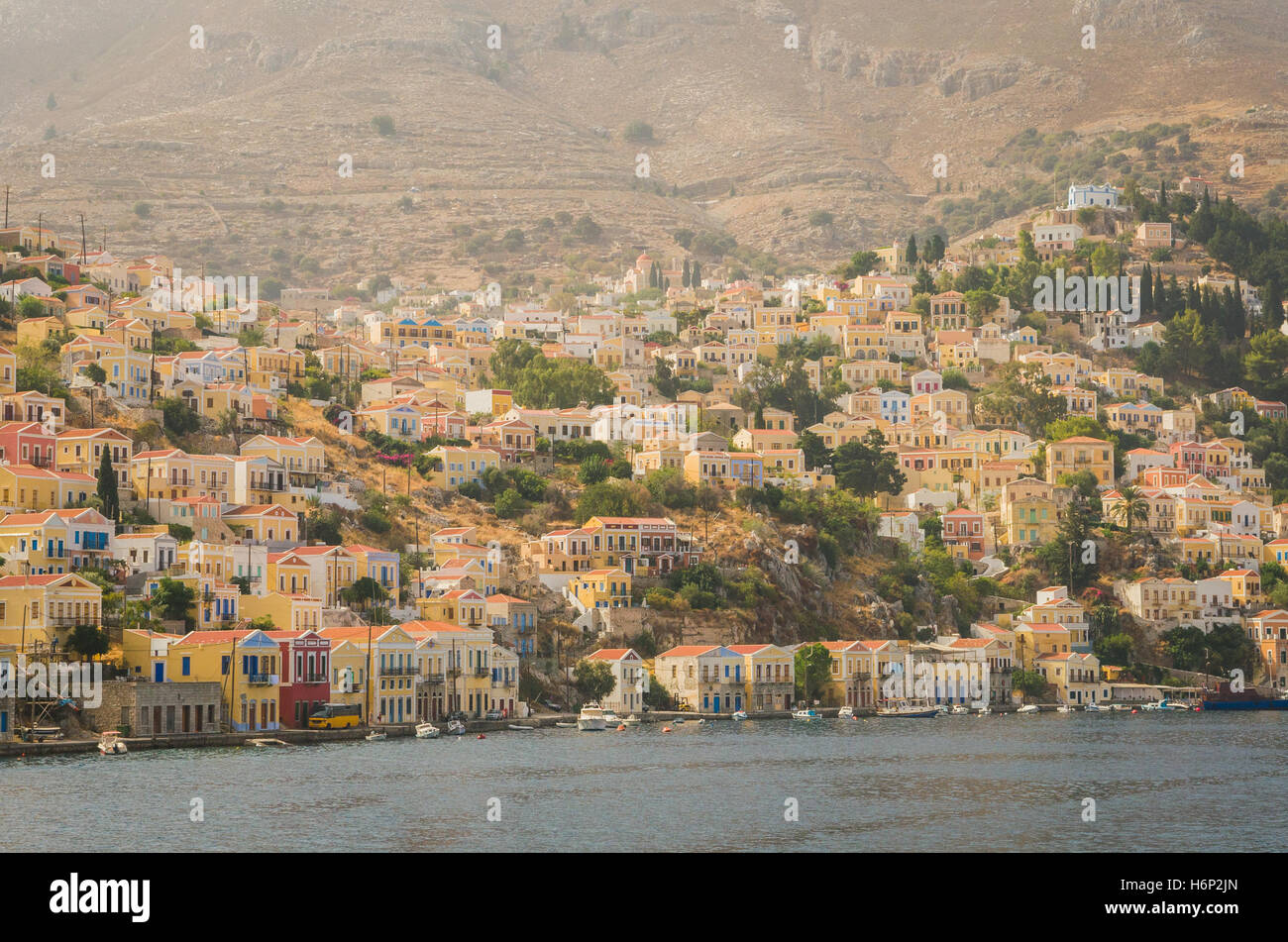 Greek island Symi - Greece Stock Photo - Alamy