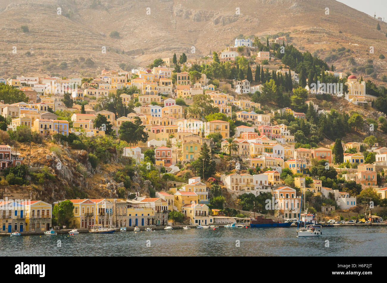 Greek island Symi - Greece Stock Photo - Alamy