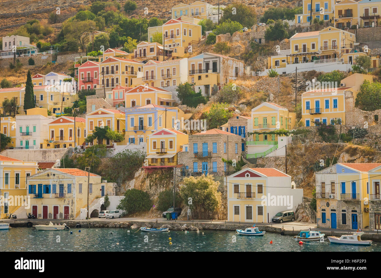 Greek island Symi - Greece Stock Photo - Alamy