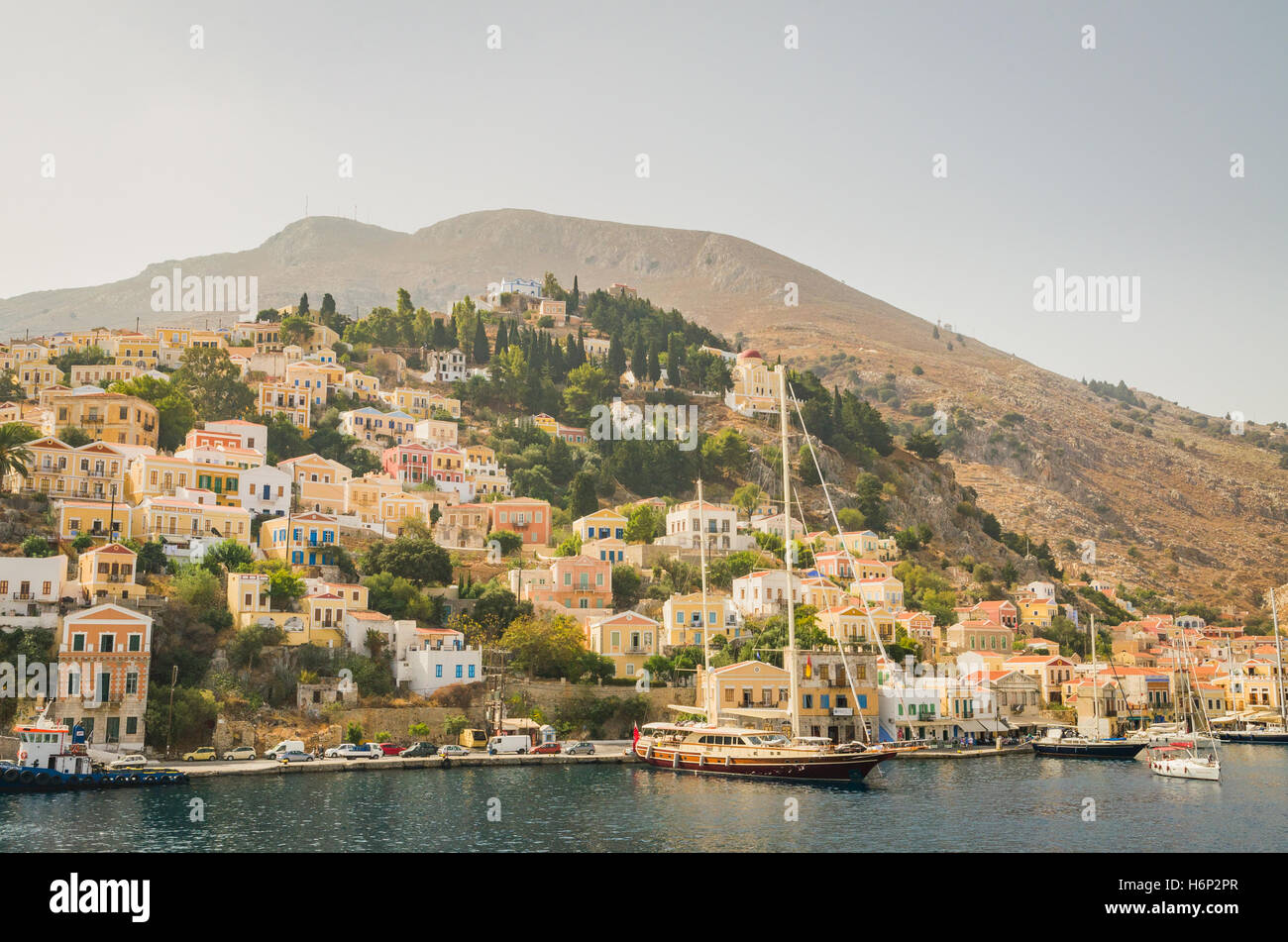 Greek island Symi - Greece Stock Photo - Alamy