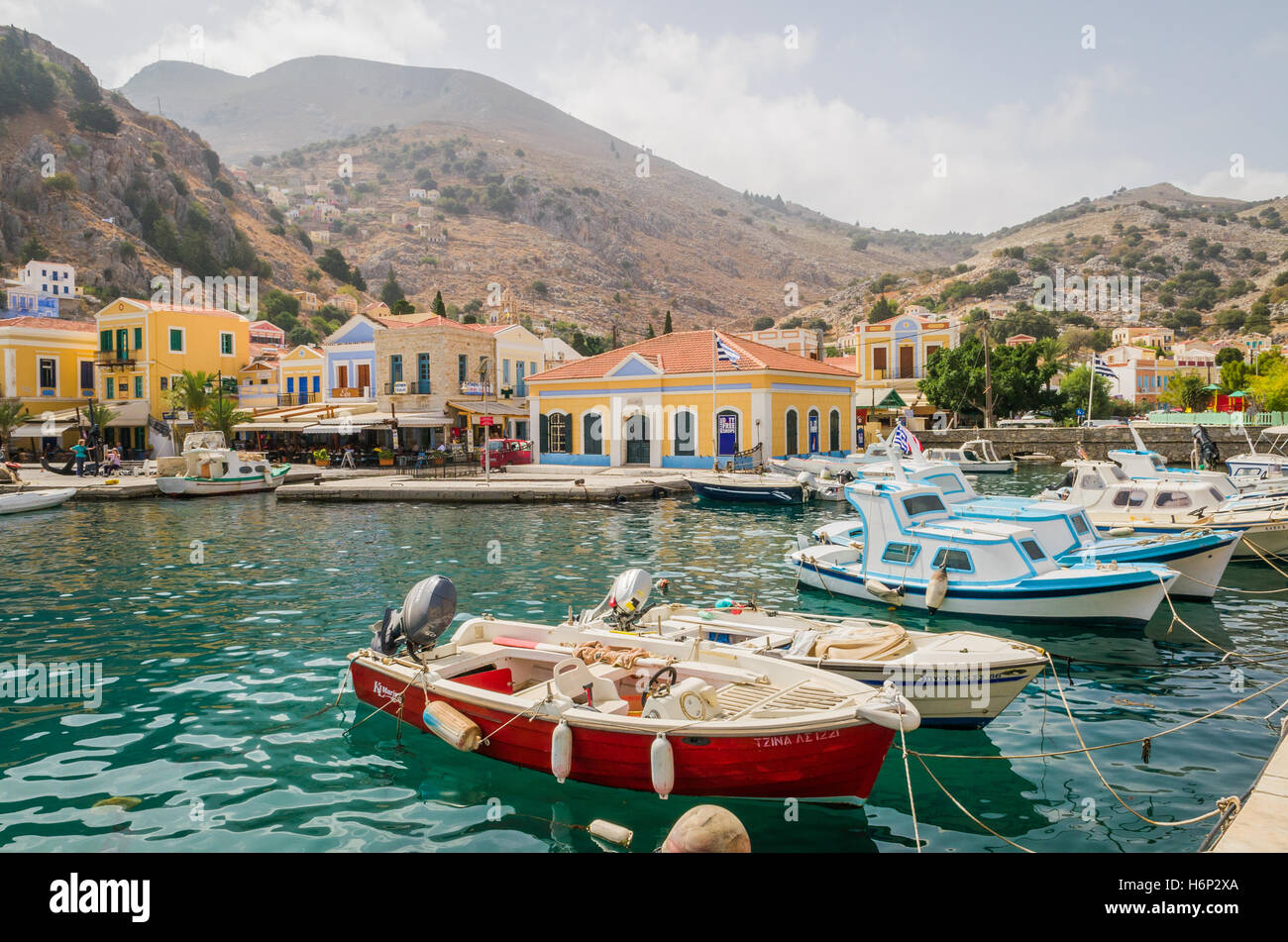 Greek island Symi - Greece Stock Photo - Alamy