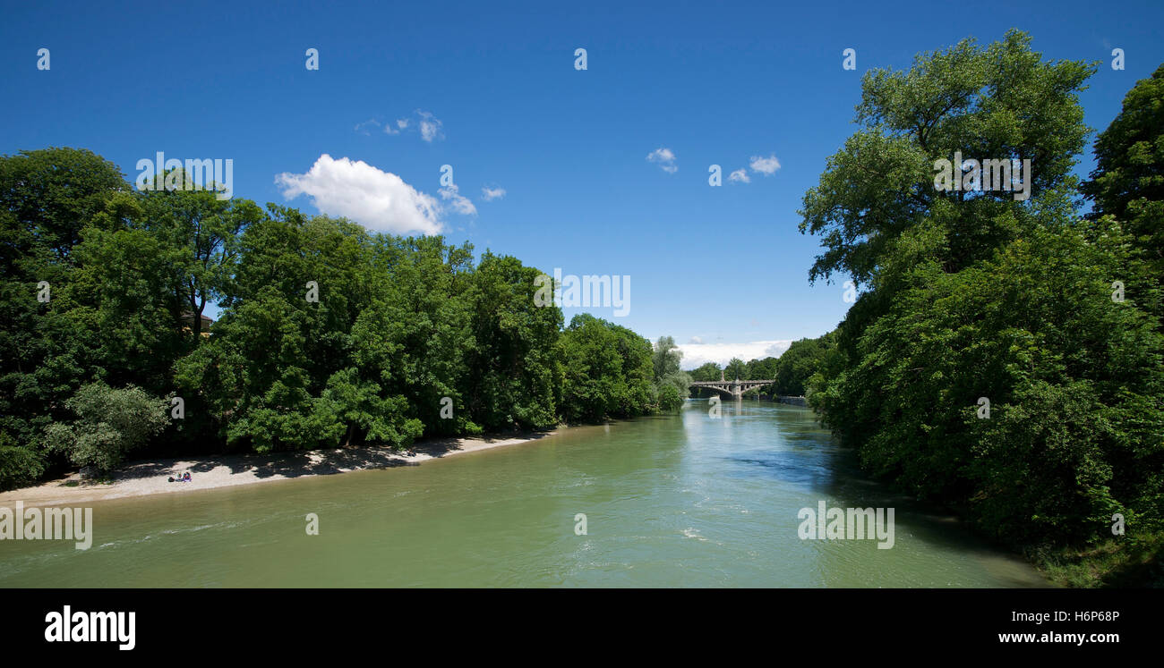 the isar in munich Stock Photo - Alamy