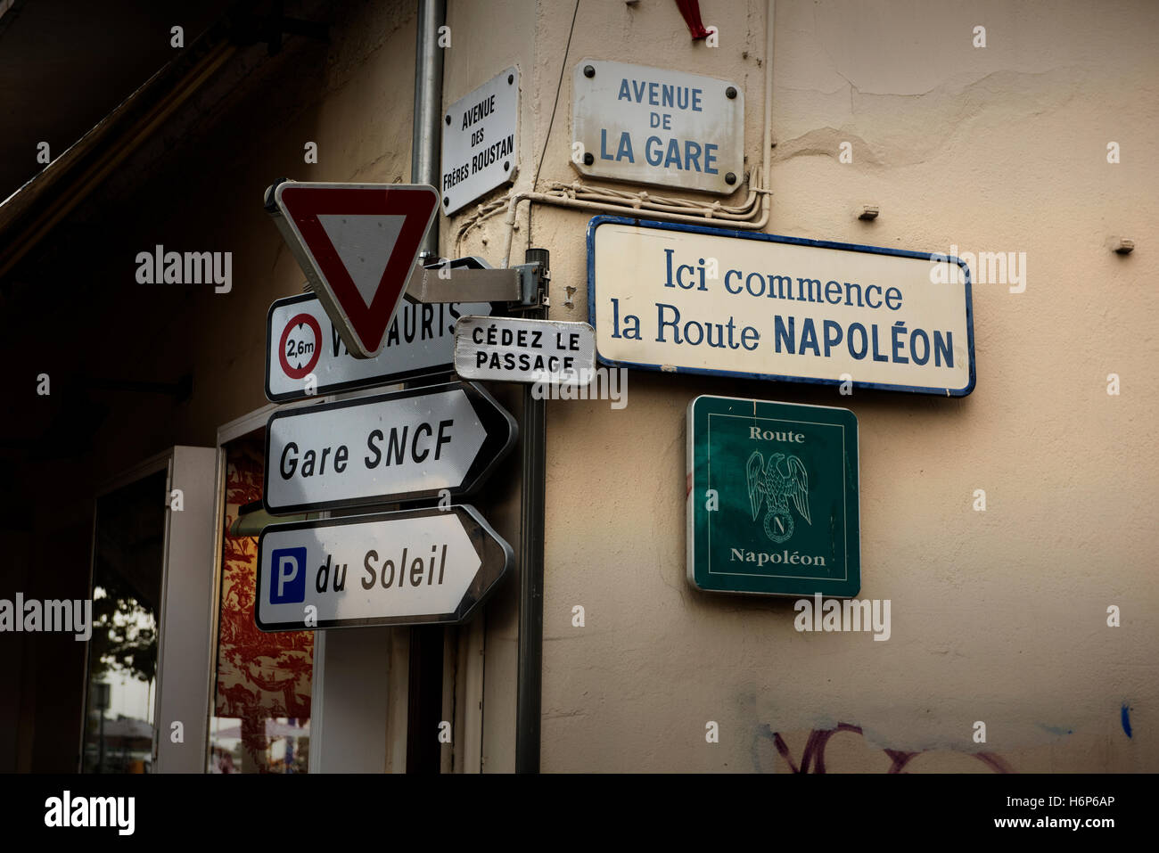 Route Napoleon, France. Sept 2016 Starts here in Juan Les Pins where ...