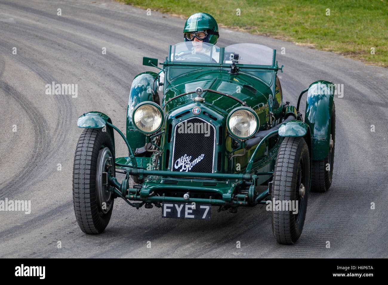 1933 Alfa Romeo 8C 2300 Monza with driver Roderick Jack at the 2016 ...