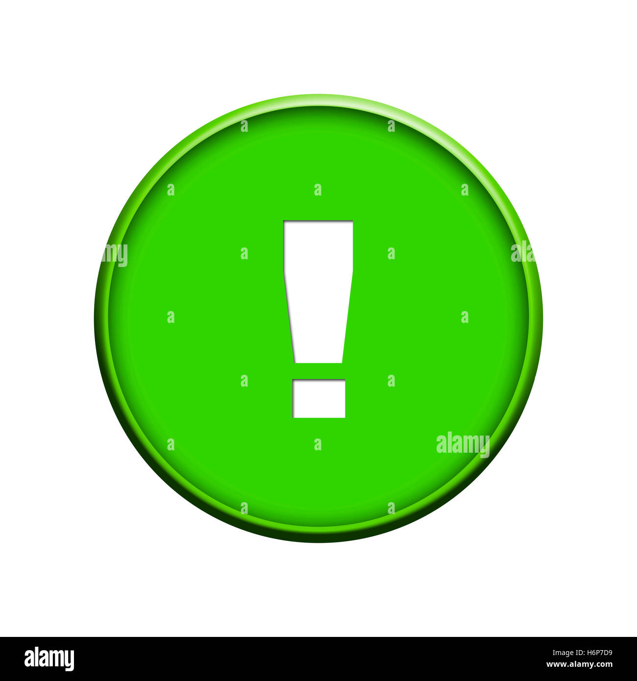 Exclamation mark attention caution icon hi-res stock photography and ...