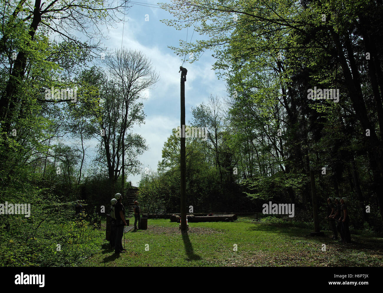 rise at pamper pole Stock Photo - Alamy