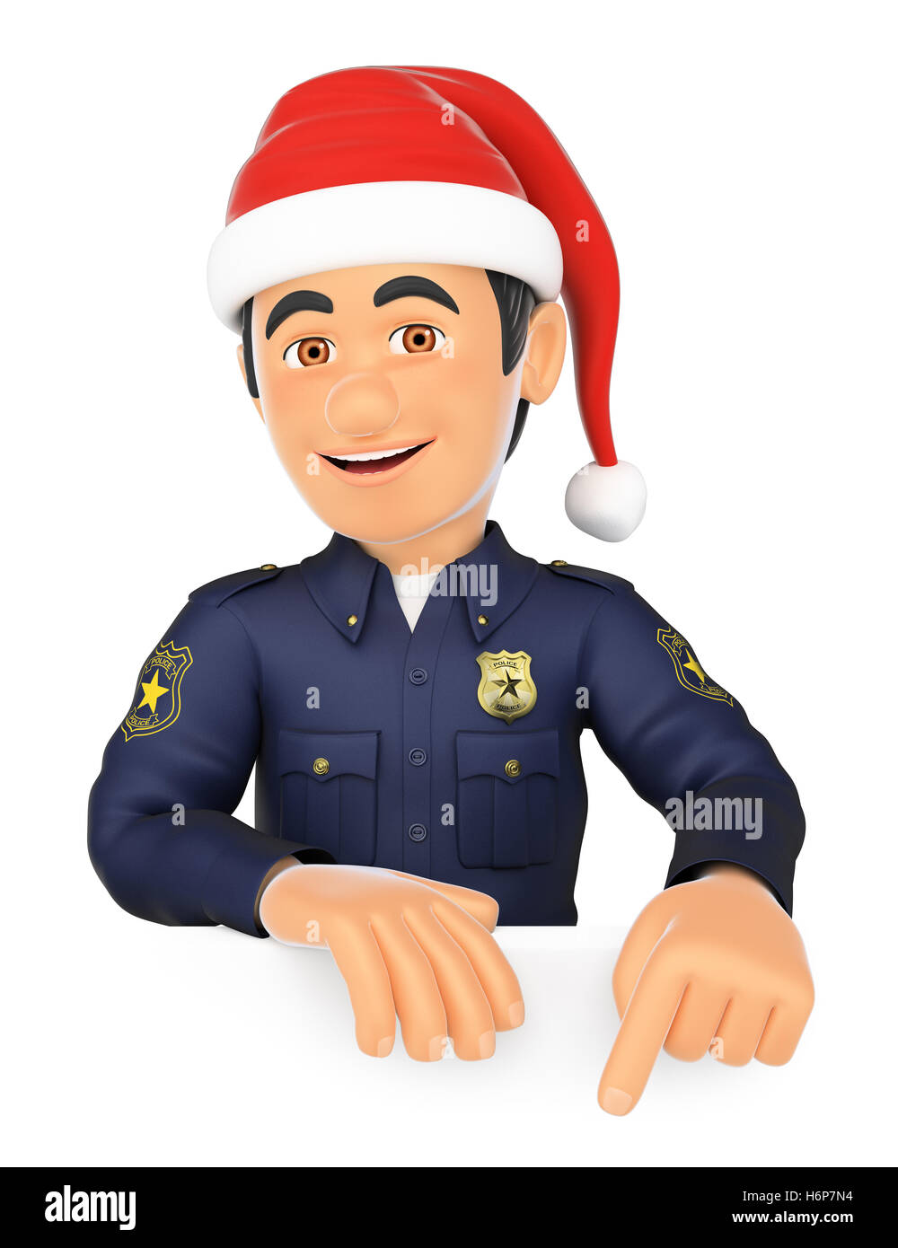 Funny Police Christmas Cartoons