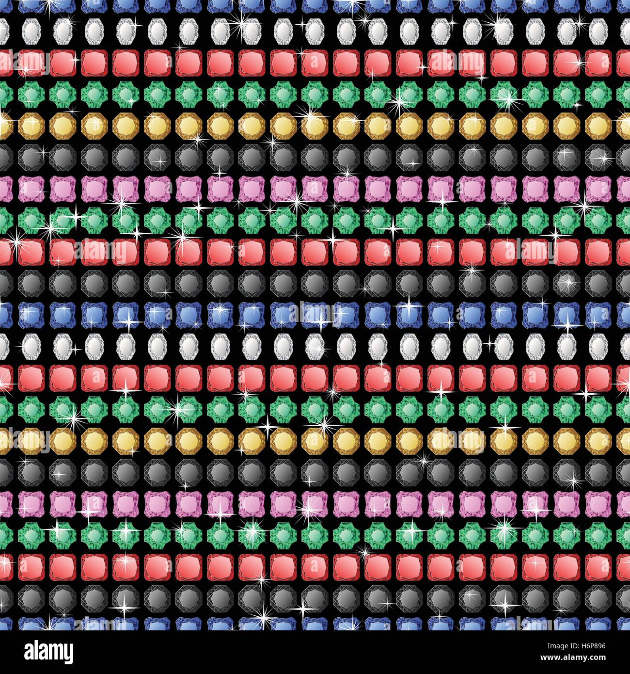 Diamonds seamless pattern Stock Vector Image & Art - Alamy