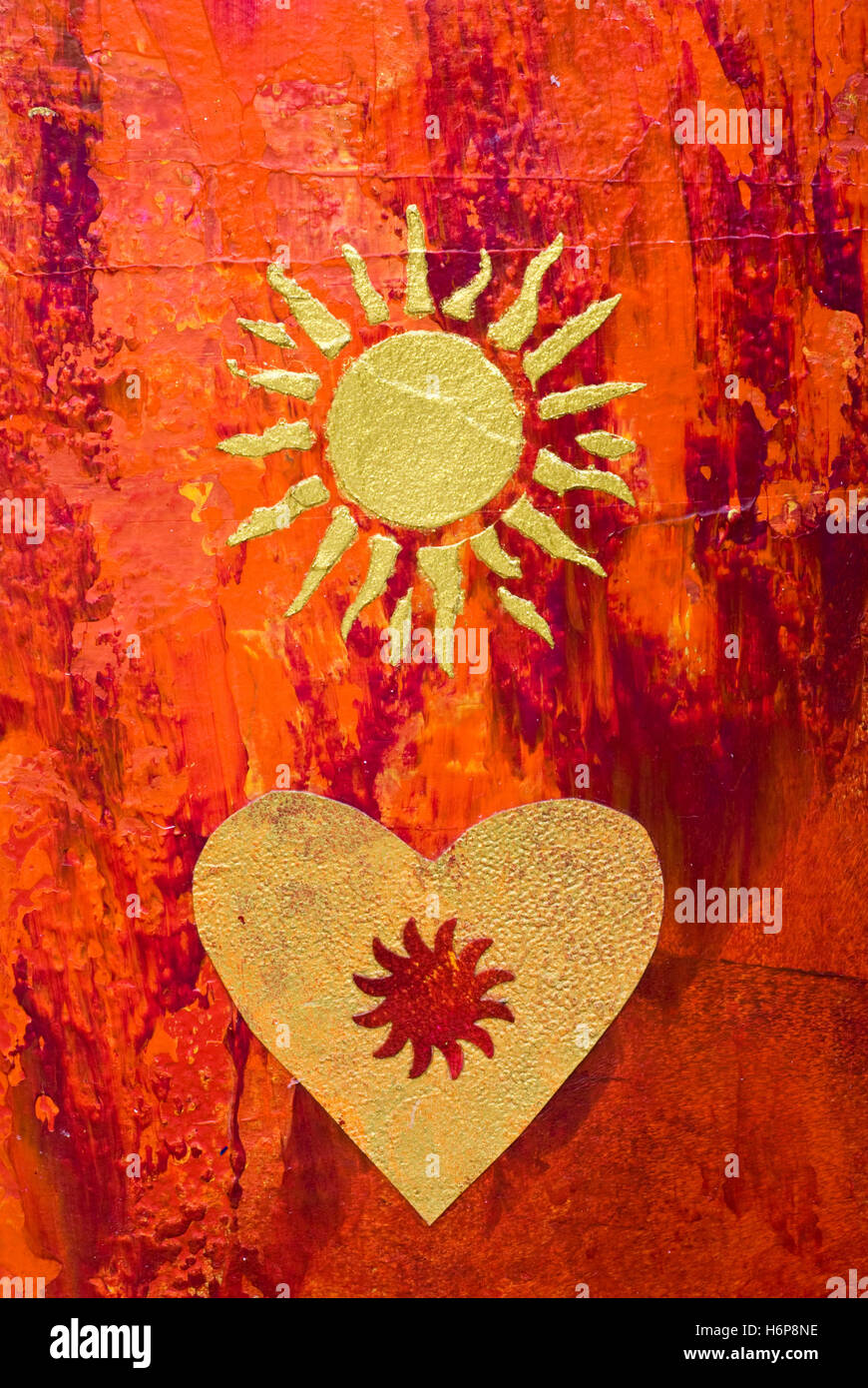 Collage heart hi-res stock photography and images - Alamy