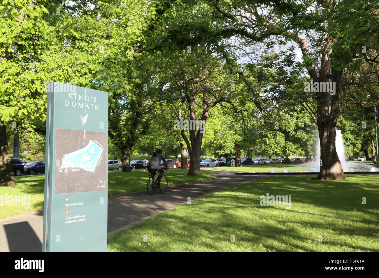 The King’s Domain park in Melbourne Stock Photo - Alamy
