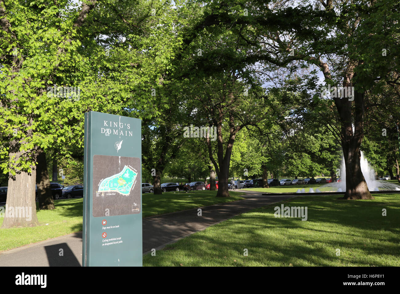 The King’s Domain park in Melbourne Stock Photo - Alamy