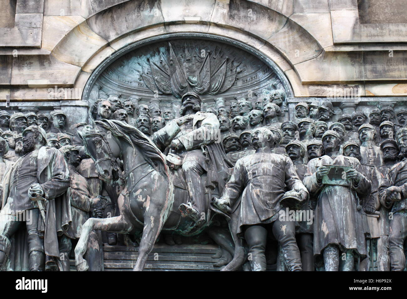 niederwald monument in close-up Stock Photo - Alamy