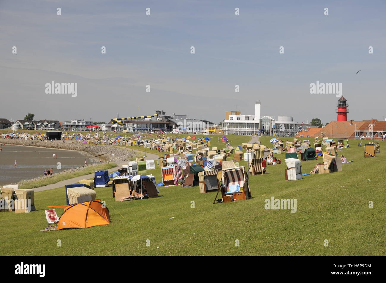 beach at busum Stock Photo - Alamy
