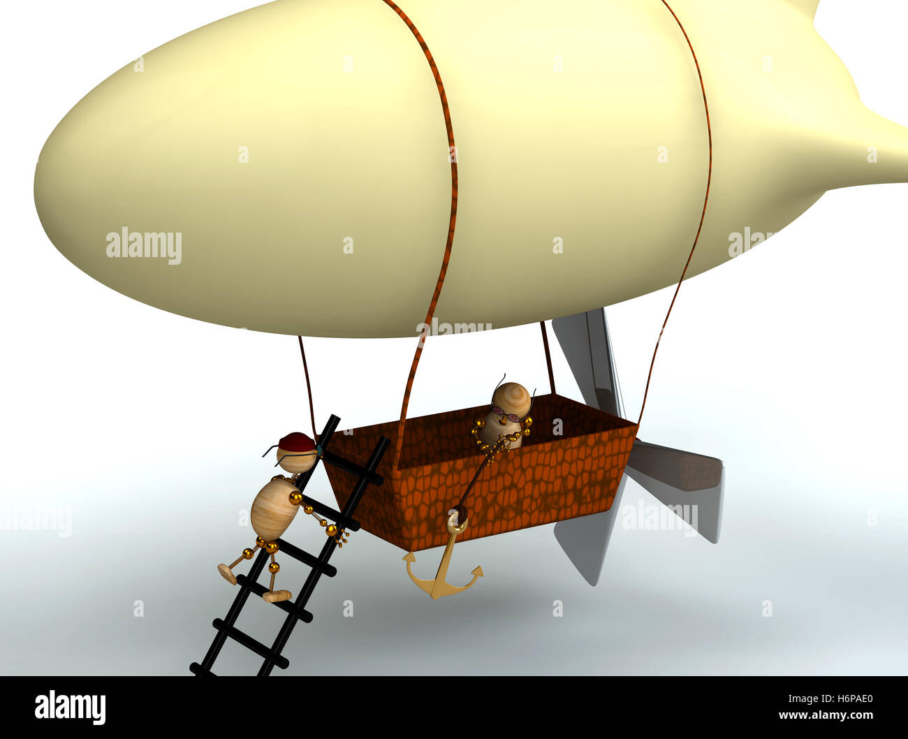 Helium balloon flight hi-res stock photography and images - Alamy