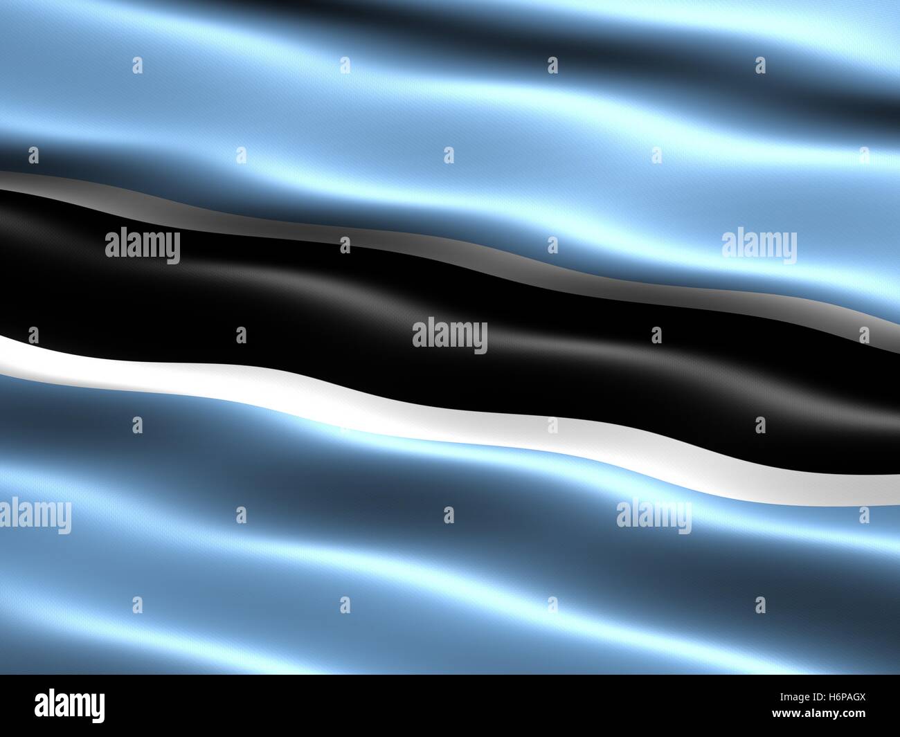 Tswana flag hi-res stock photography and images - Alamy