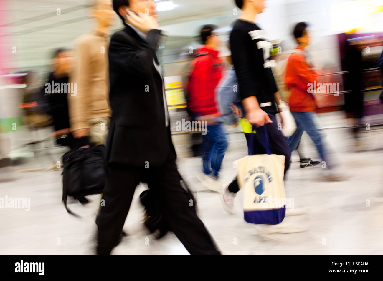 City walk group go walk hi-res stock photography and images - Alamy