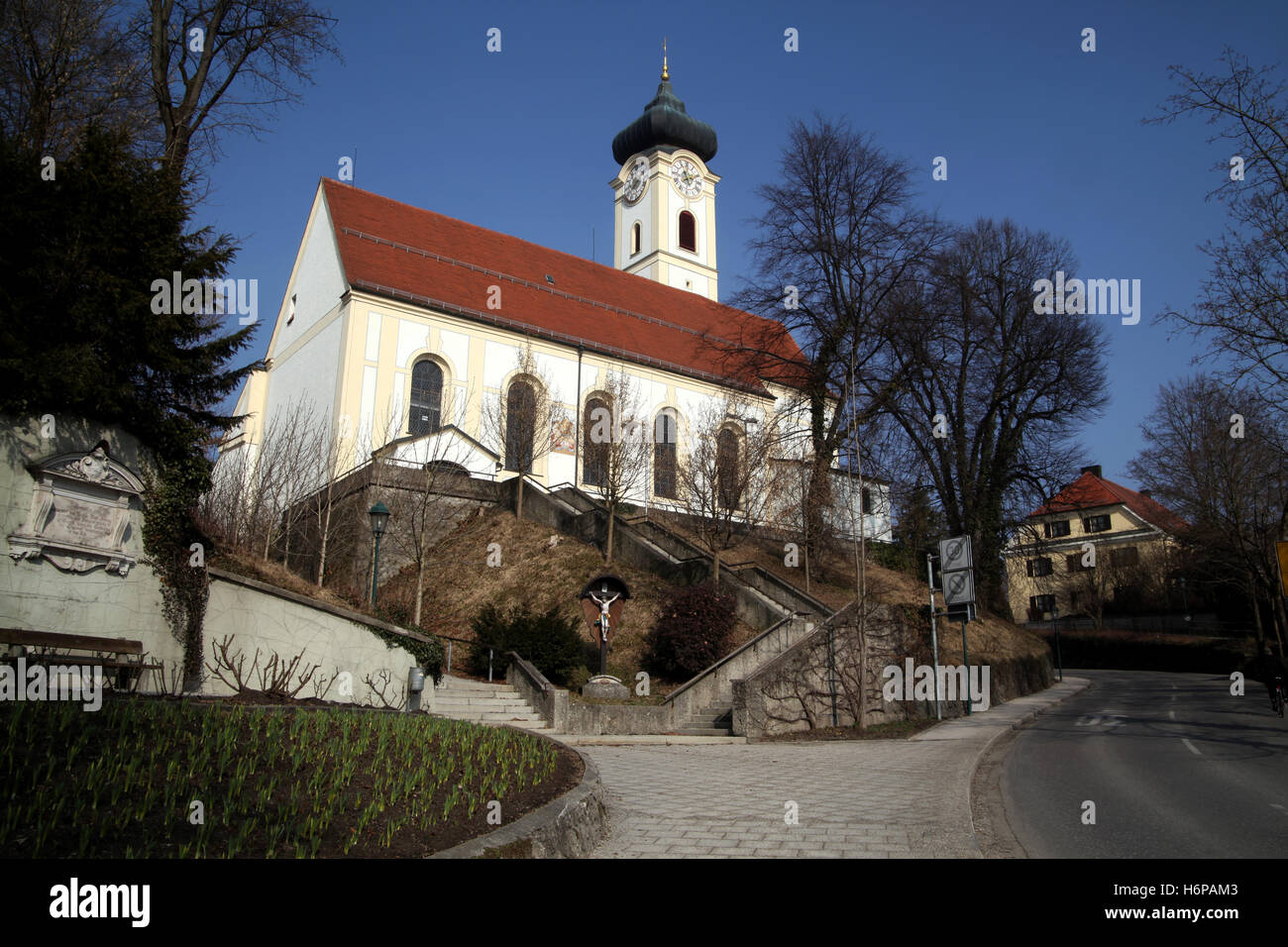 bad aibling church: assumption Stock Photo - Alamy