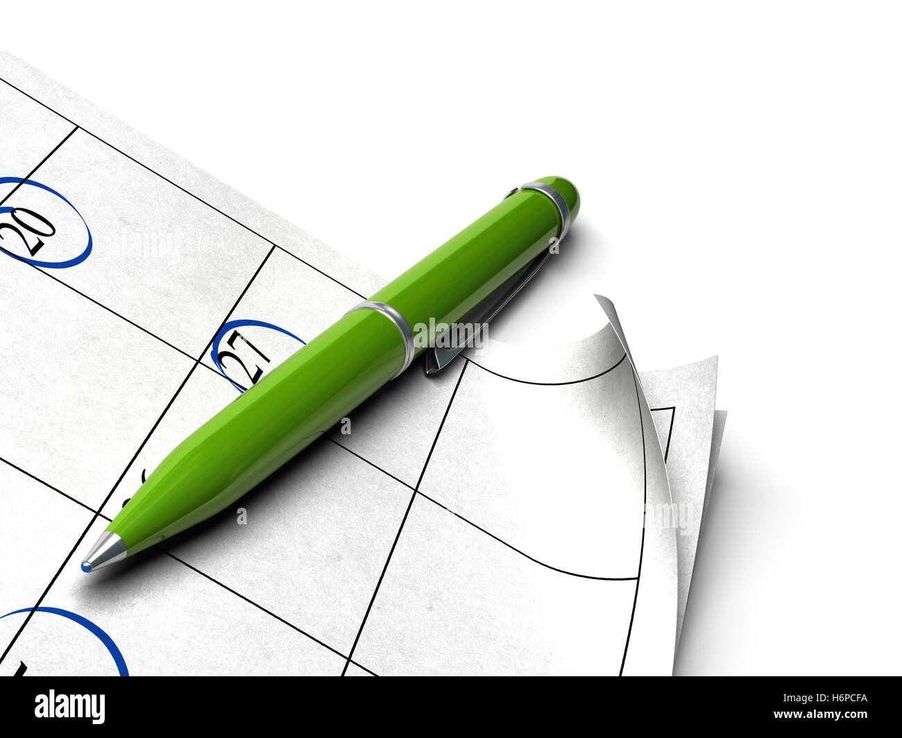 Overbooked calendar hi-res stock photography and images - Alamy