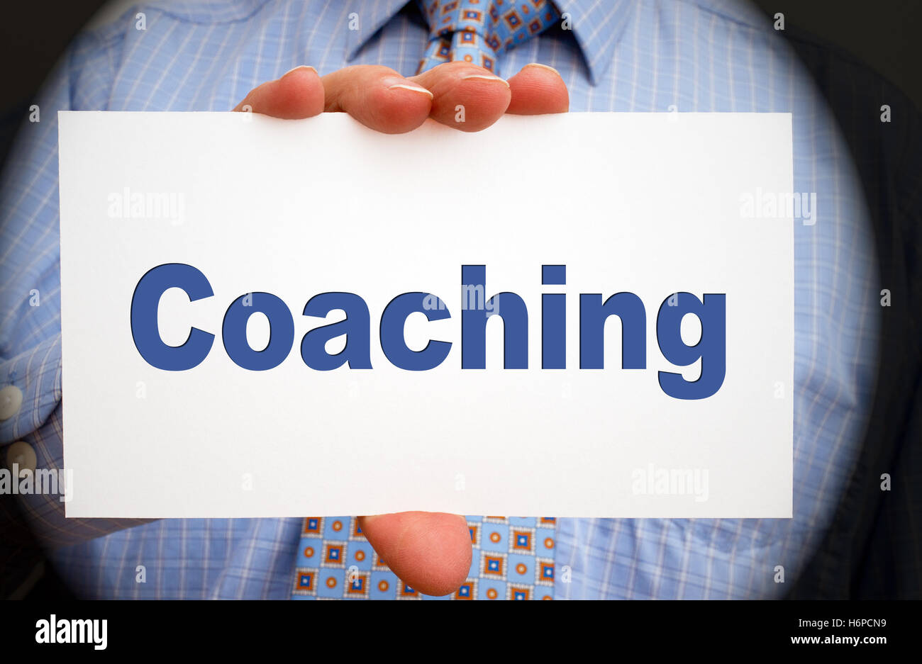 coaching - business concept Stock Photo - Alamy