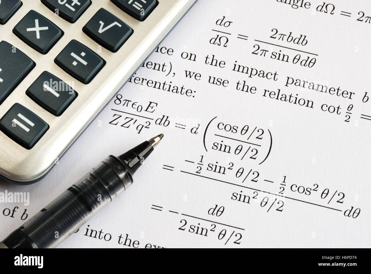 Calculus Stock Photos & Calculus Stock Images - Alamy