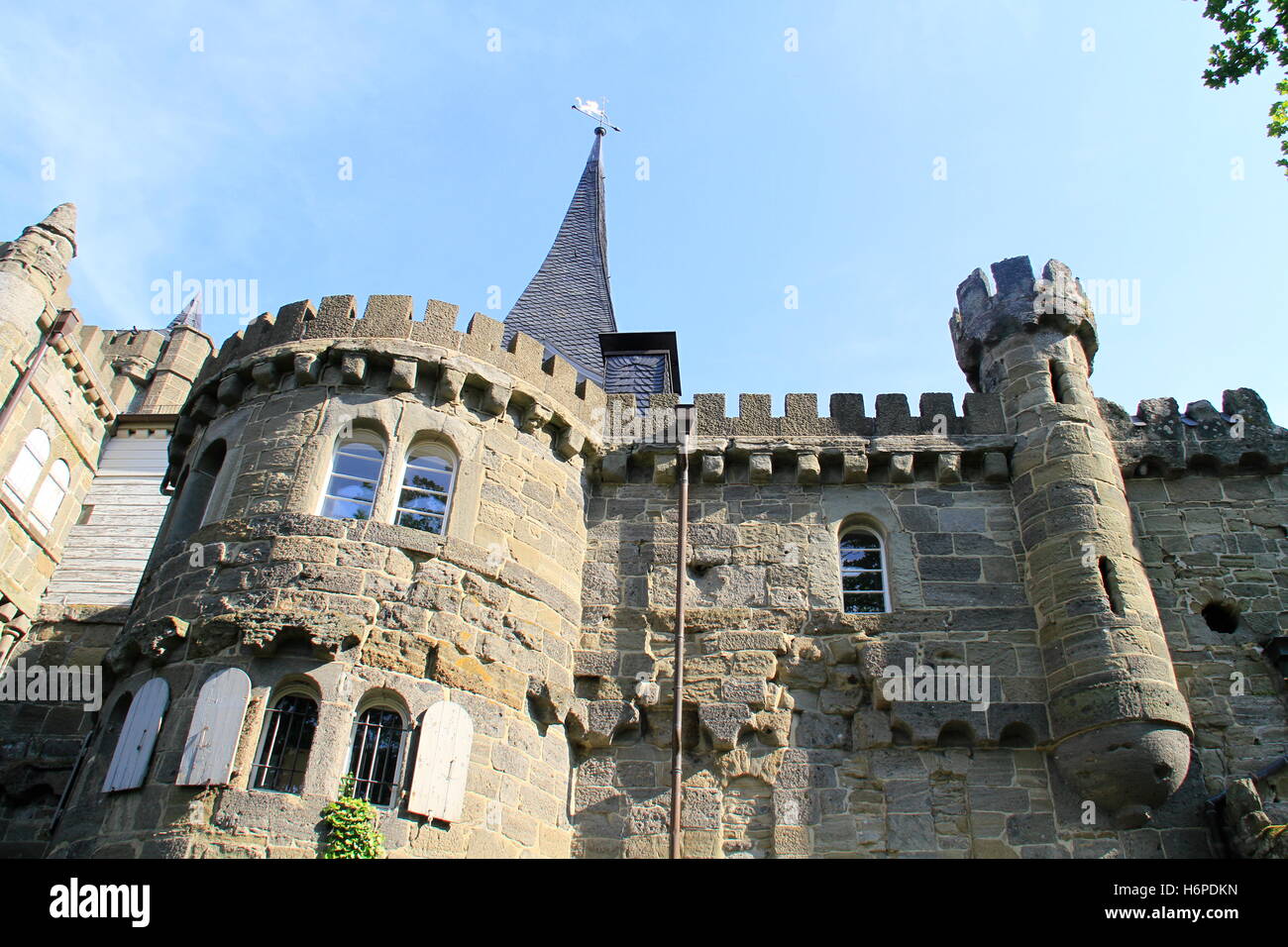 Historic building pointed tower hi-res stock photography and images - Alamy