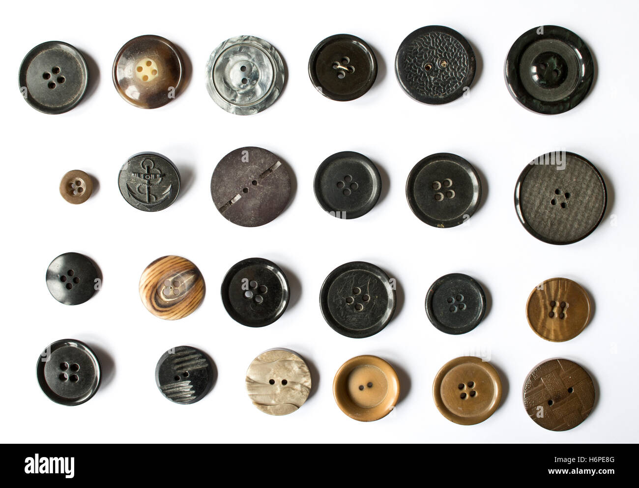 Mixed Collection of Buttons Stock Photo - Alamy