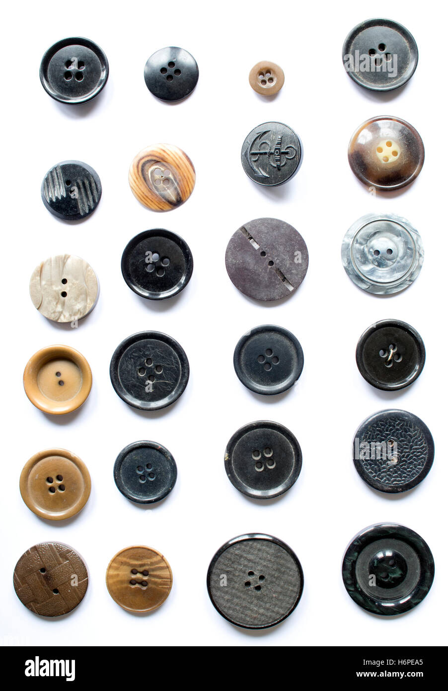 Mixed Collection of Buttons Stock Photo - Alamy