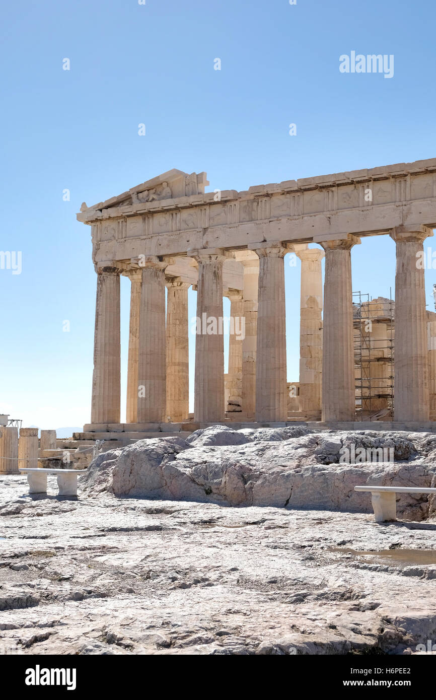 The Parthenon at Acropolis, Athens Greece Stock Photo - Alamy