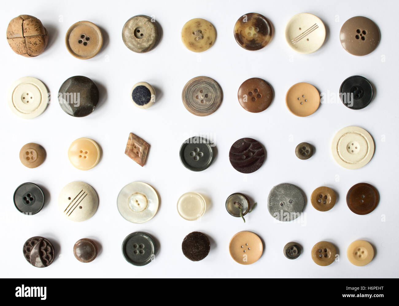 Mixed Collection of Buttons Stock Photo - Alamy