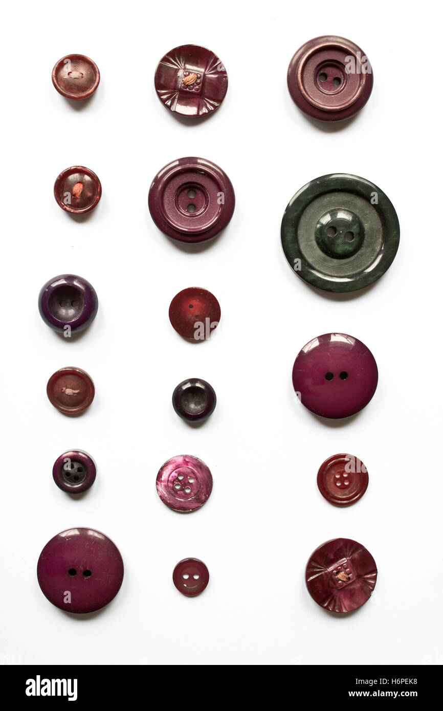 Mixed Collection of Buttons Stock Photo - Alamy