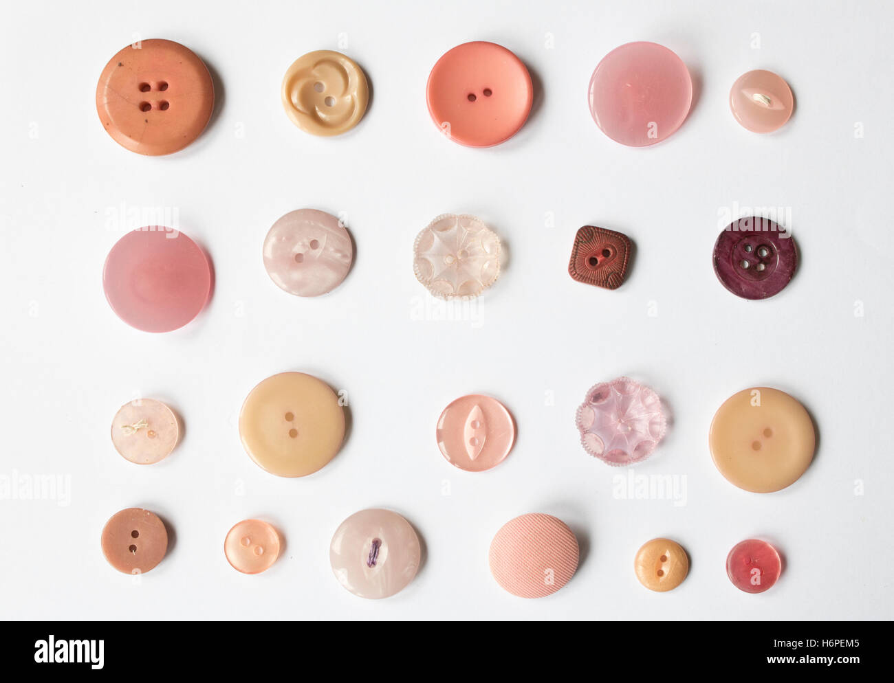 Mixed Collection of Buttons Stock Photo - Alamy
