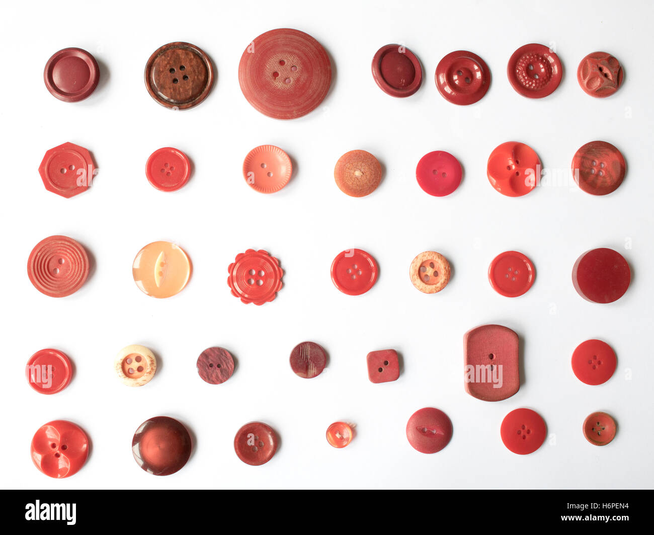 Mixed Collection of Buttons Stock Photo - Alamy