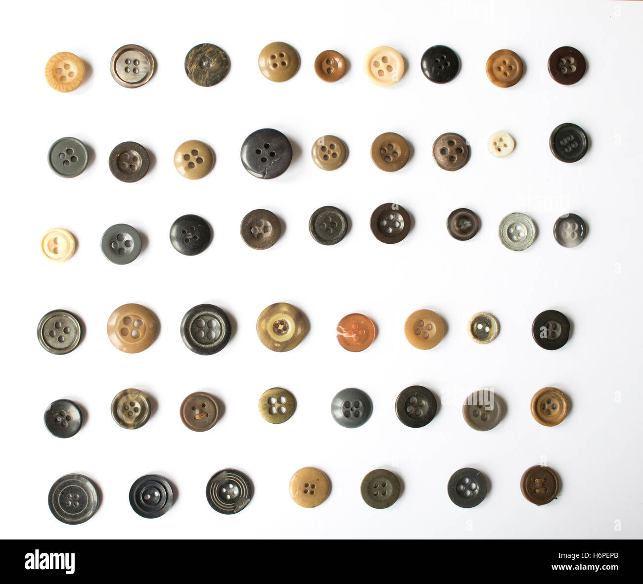 Mixed Collection of Buttons Stock Photo - Alamy