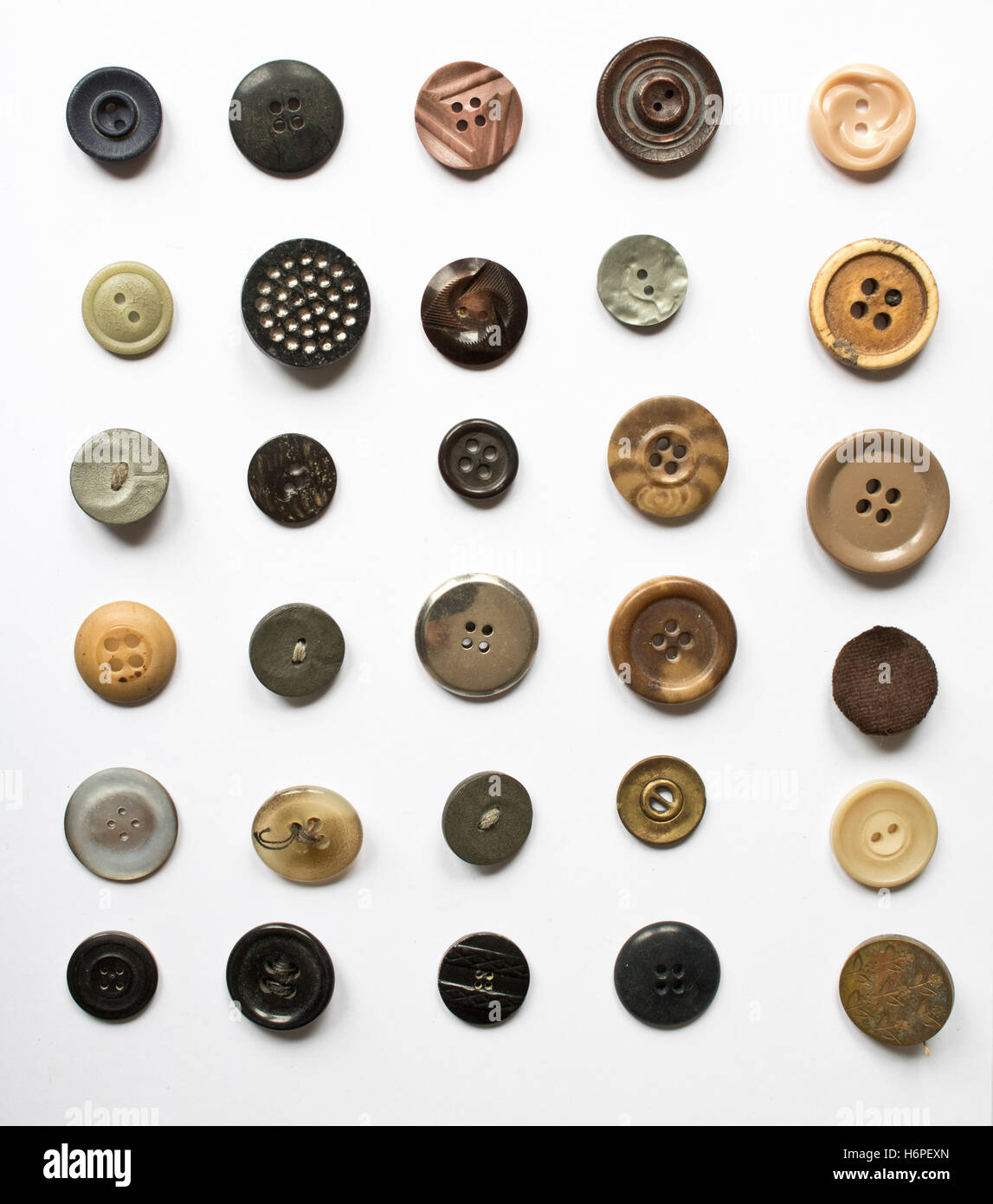 Mixed Collection of Buttons Stock Photo - Alamy
