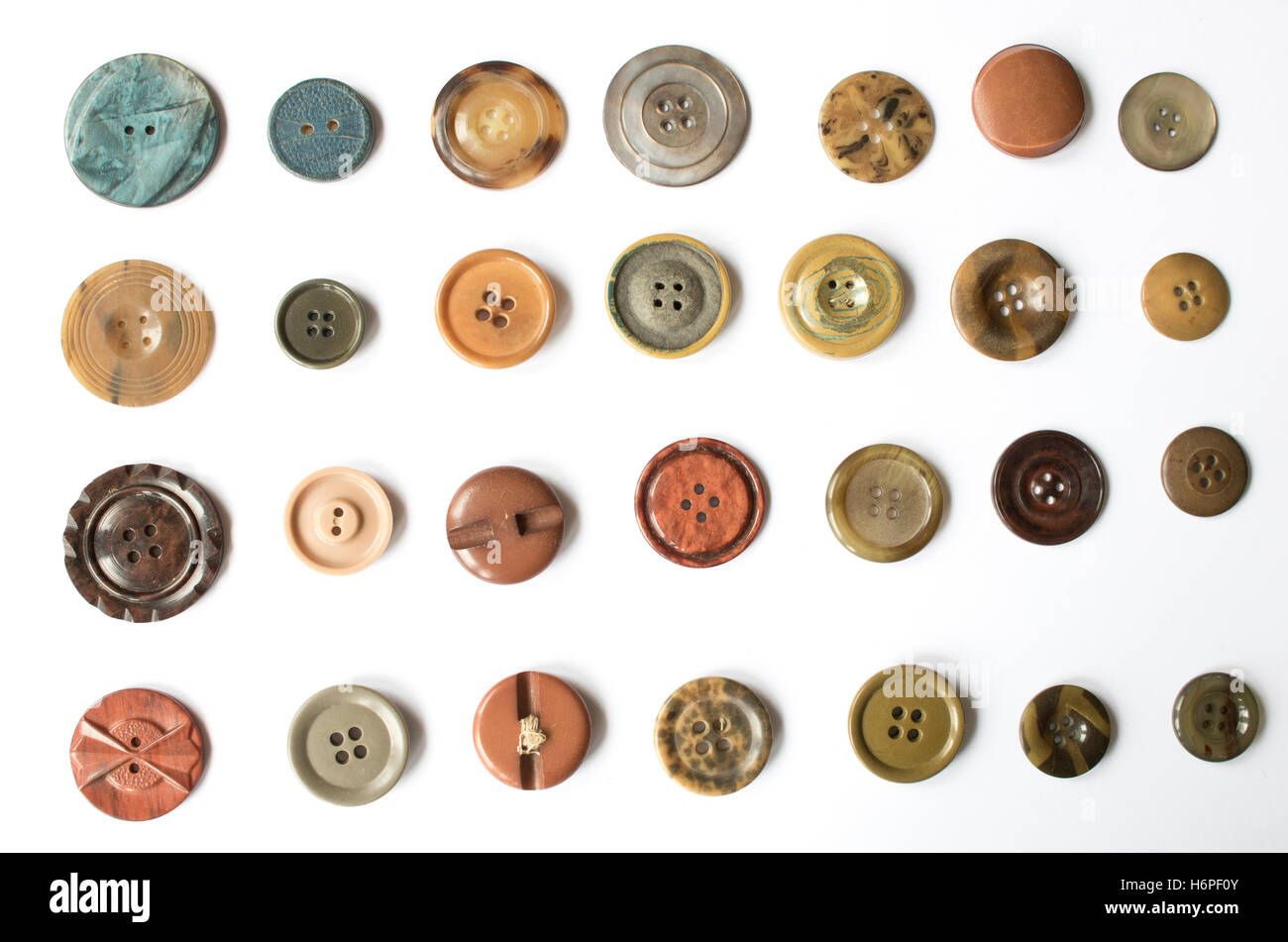 Mixed Collection of Buttons Stock Photo - Alamy