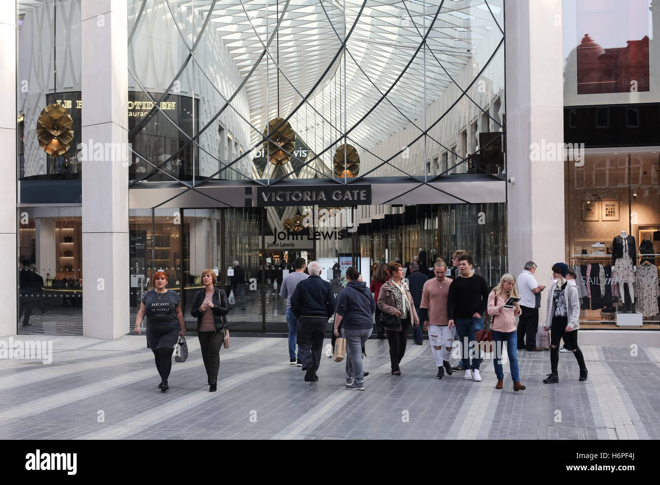 Victoria Gate shopping centre in Leeds, West Yorkshire Stock Photo - Alamy