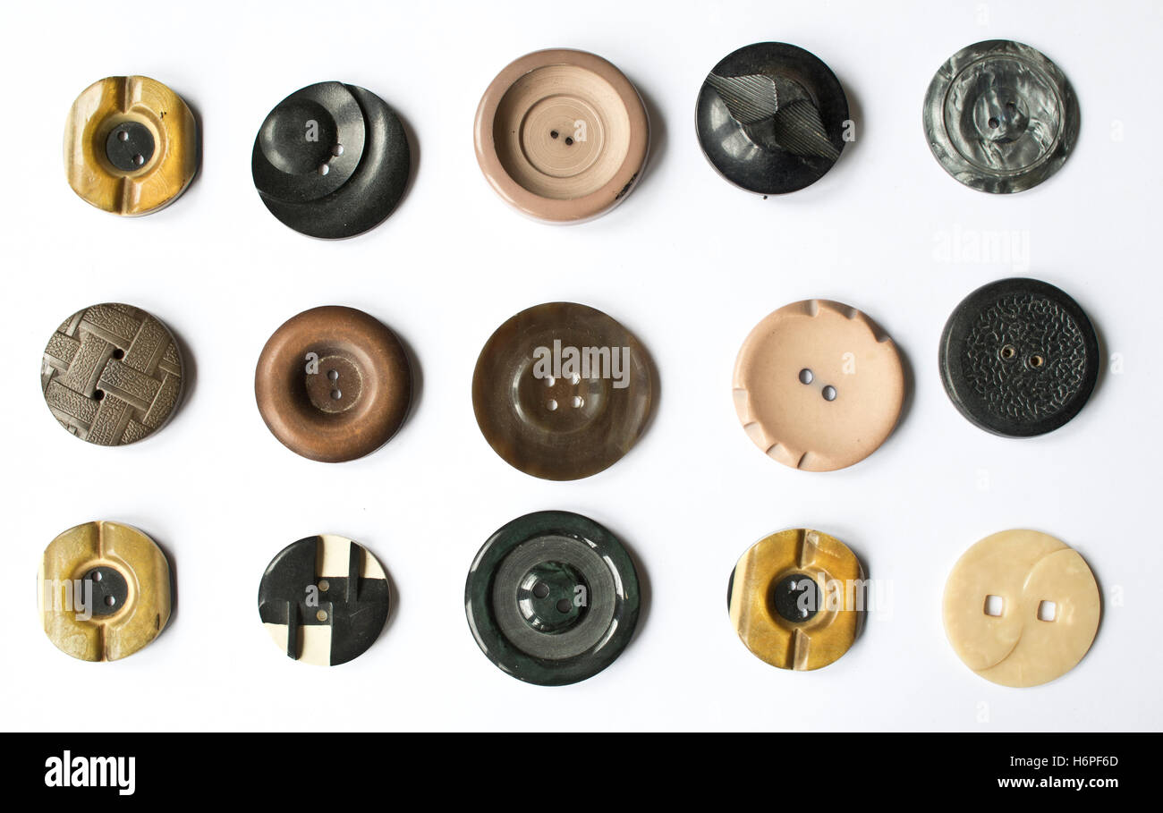 Mixed Collection of Buttons Stock Photo - Alamy