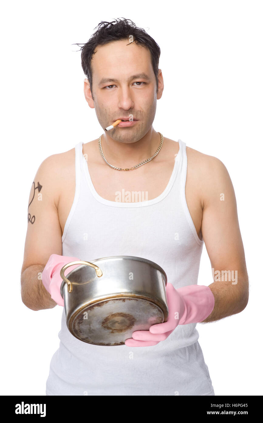 Cigarette smoking vest tattoo hi-res stock photography and images - Alamy